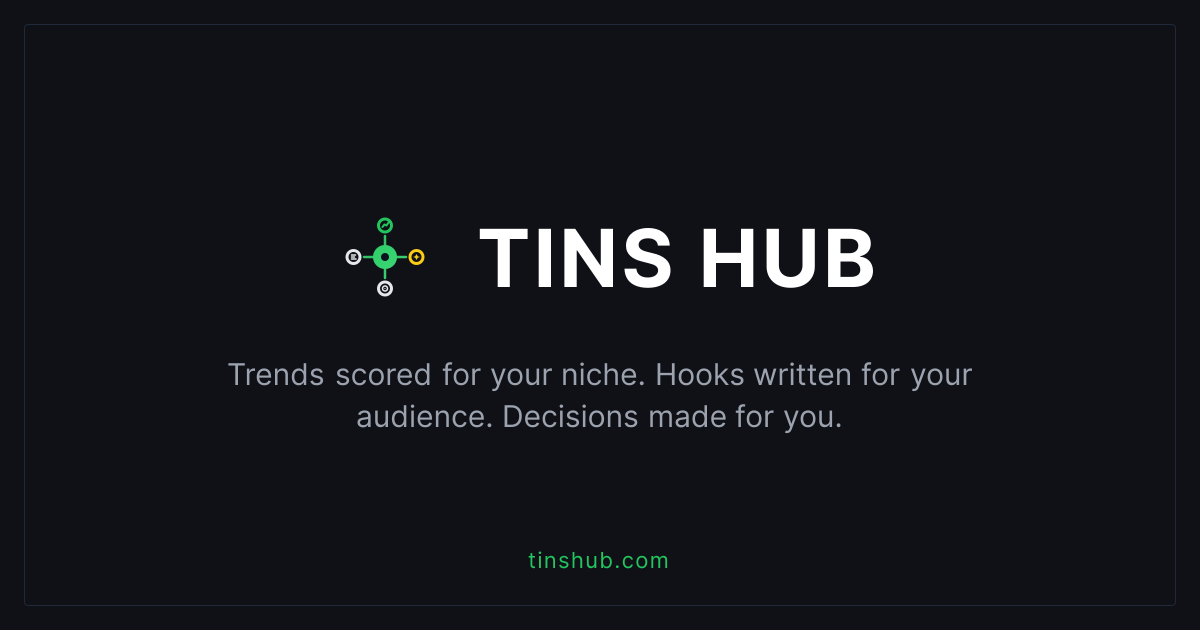 Trending this week — by platform — TINS HUB